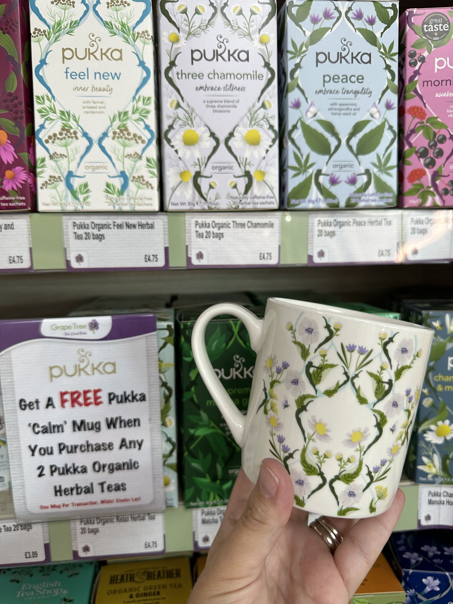 Pukka Tea Offer now on at Grape Tree - Rams Walk